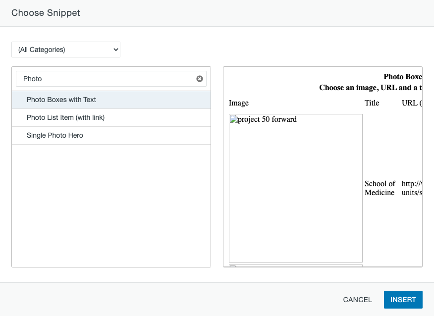 Photo Boxes | Omni CMS Support Site